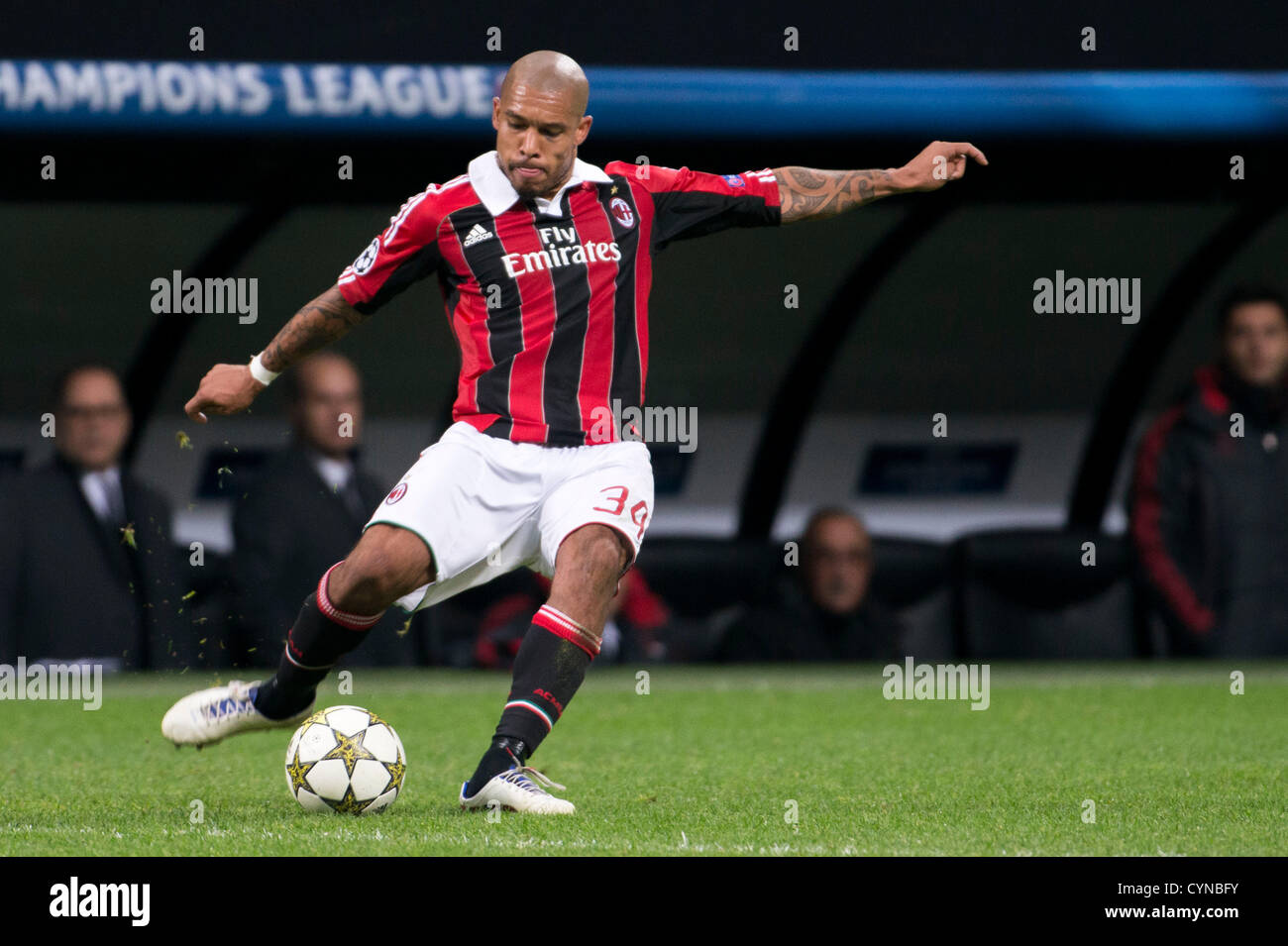 Nigel de Jong (Milan), NOVEMBER 6, 2012 - Football / Soccer : UEFA ...
