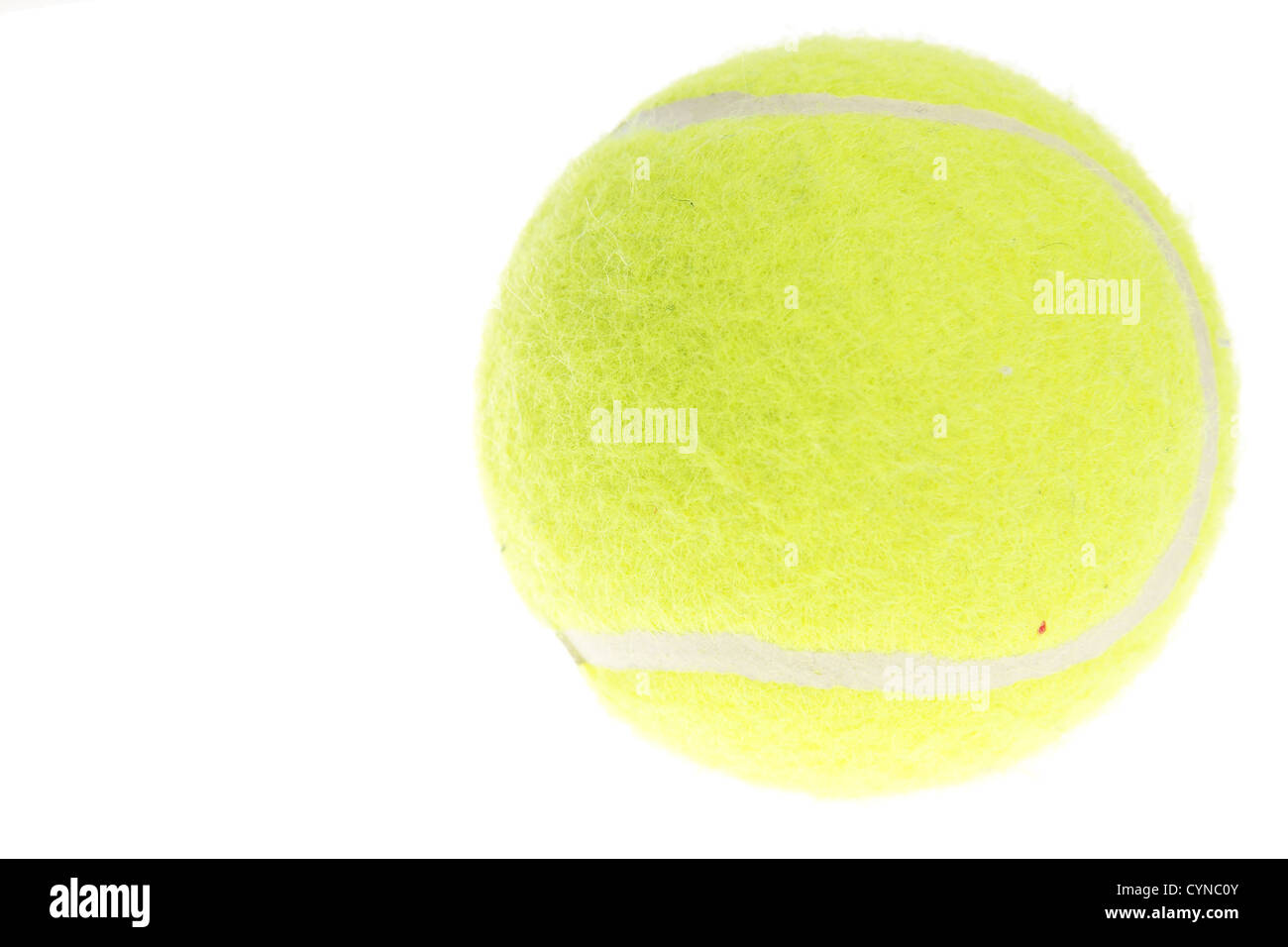 Tennis ball isolated on white background Stock Photo - Alamy