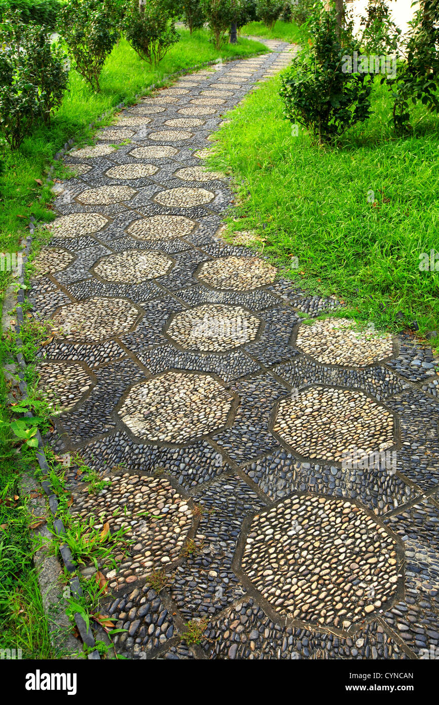 path in chinese garden Stock Photo - Alamy