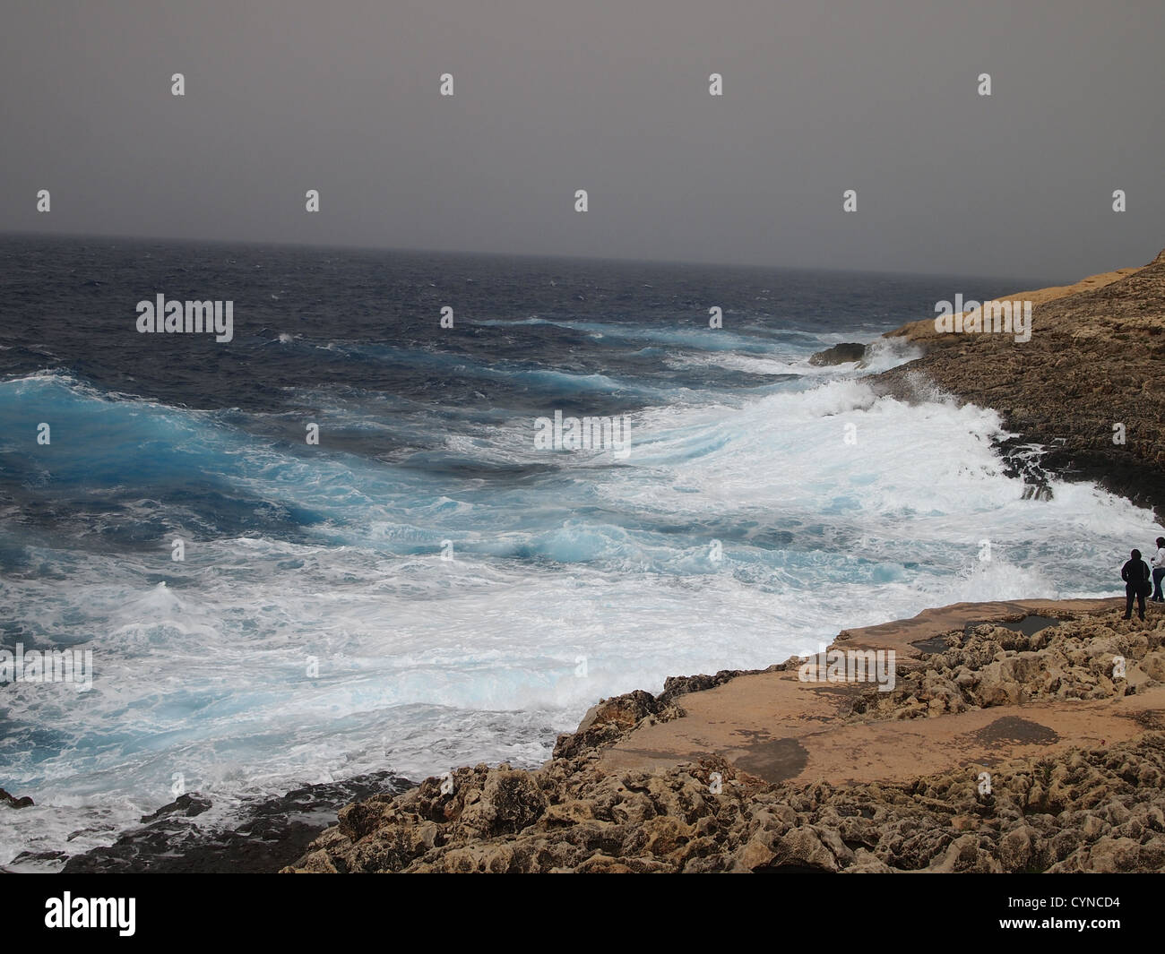 Very wavy sea Stock Photo - Alamy