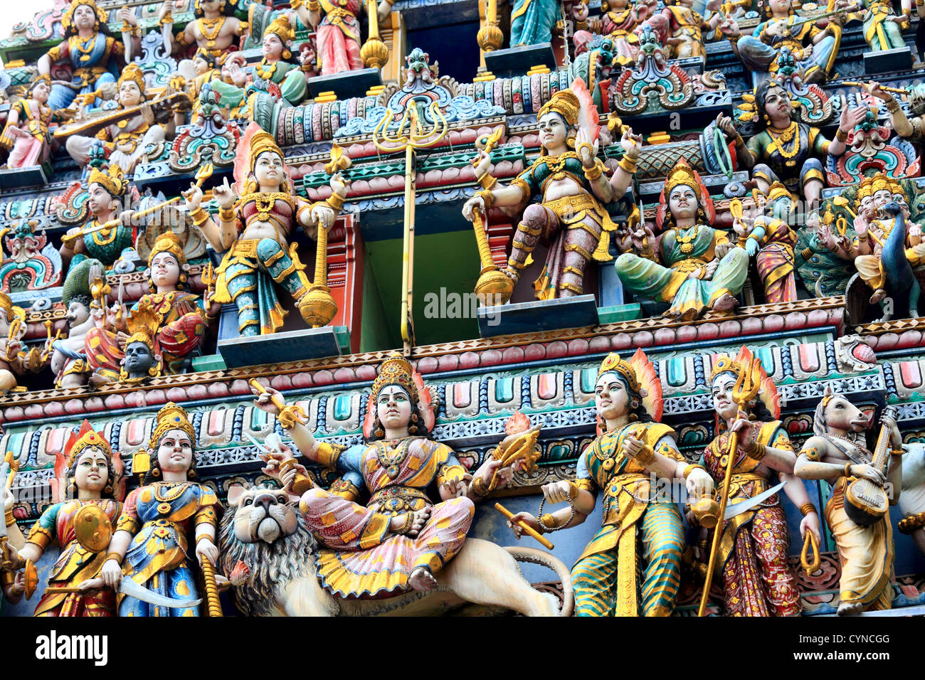 hindu temple statue Stock Photo - Alamy