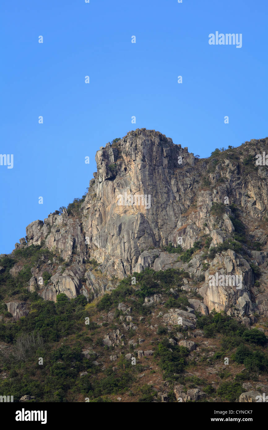 Lion Rock in Hong Kong Stock Photo - Alamy