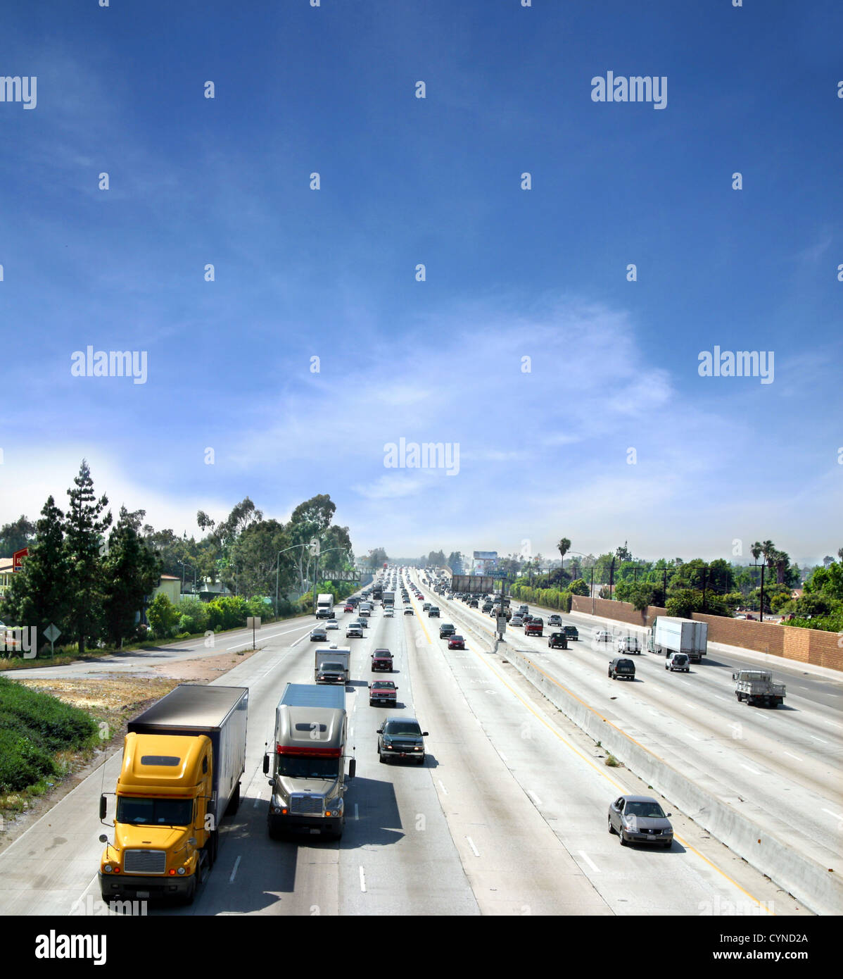 Highway in California Stock Photo - Alamy