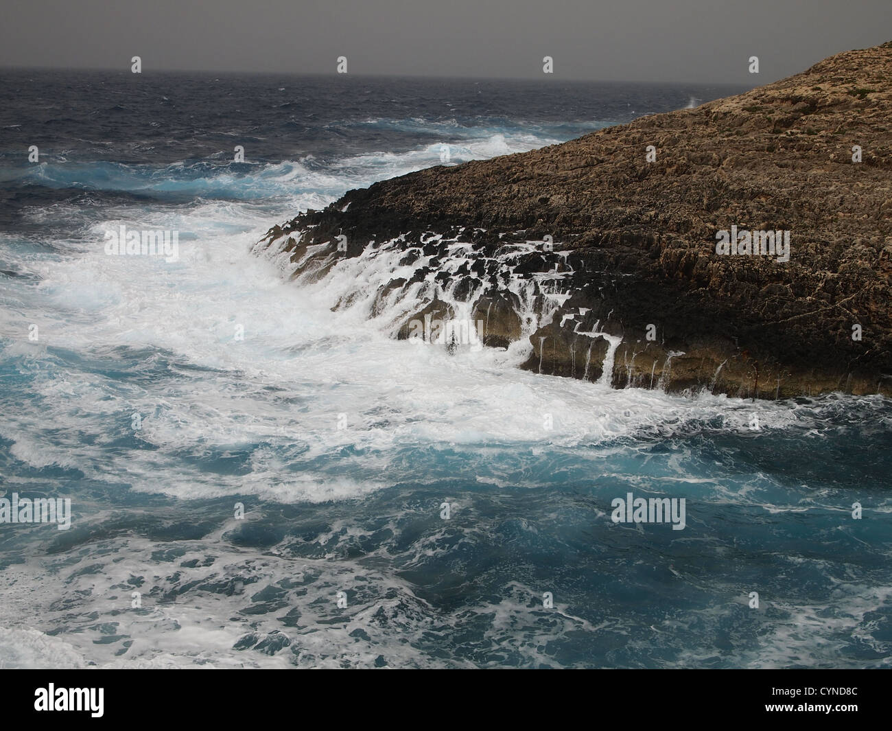 Very wavy sea Stock Photo - Alamy