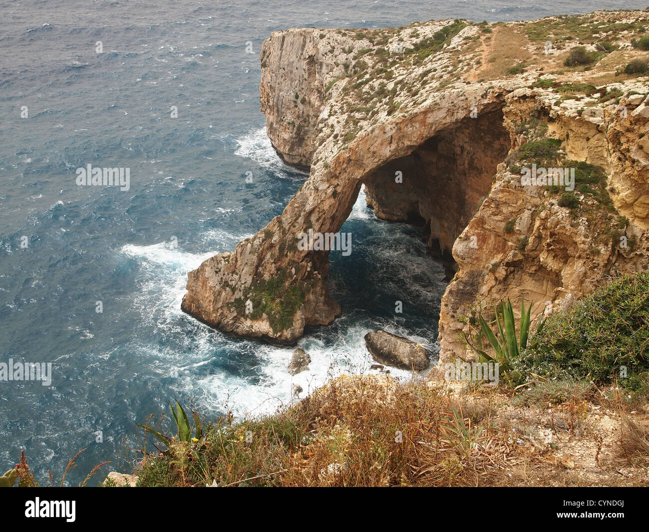 Nice Blue grotto in Malta Stock Photo - Alamy
