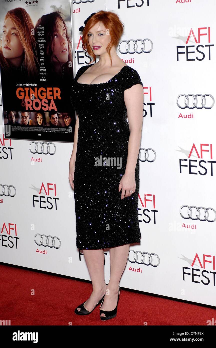 Christina Hendricks at arrivals for AFI FEST 2012 Premiere of GINGER ...