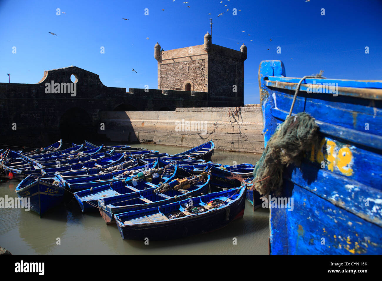 Blue rocks morocco hi-res stock photography and images - Alamy