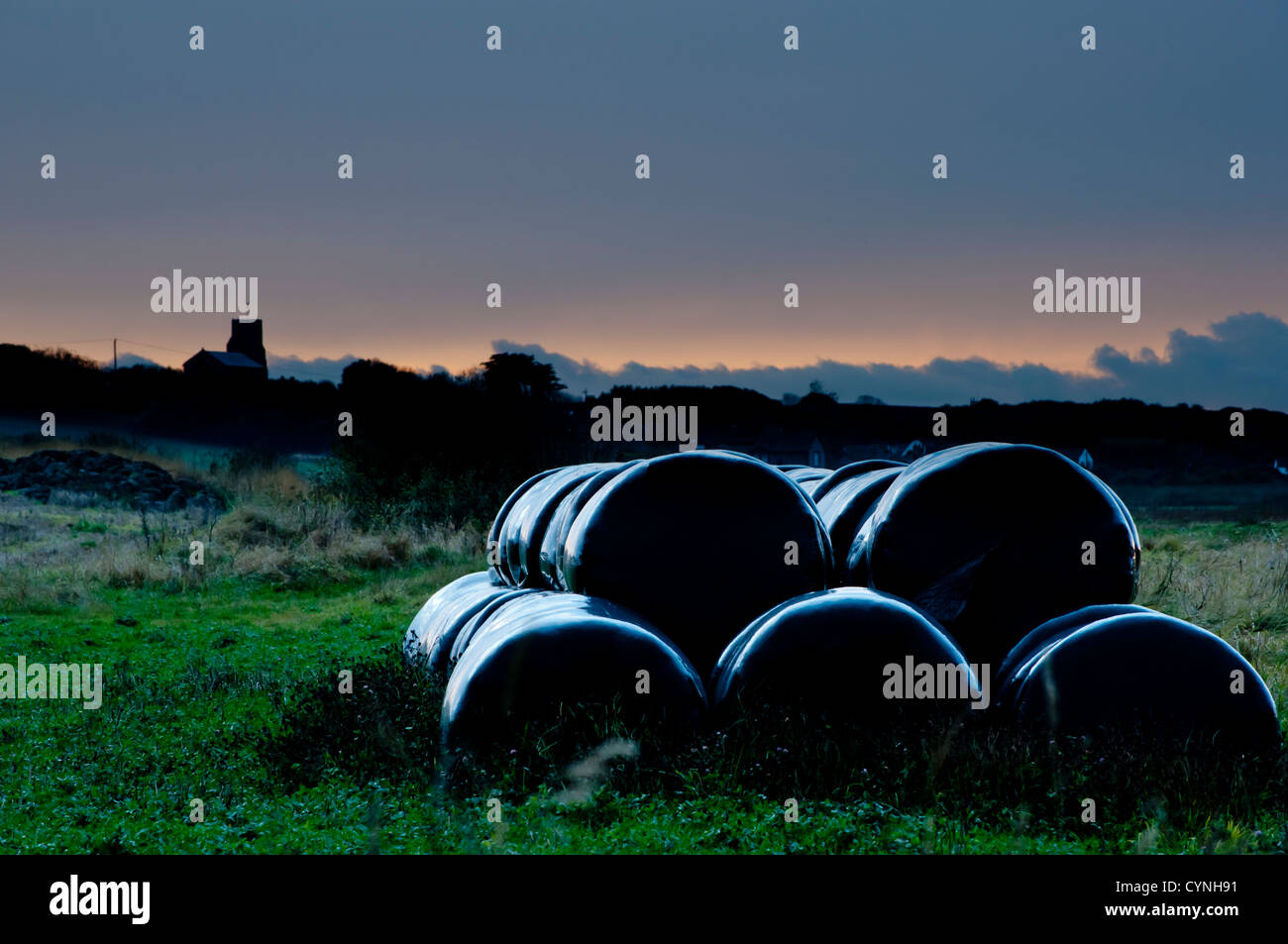 Black plastic bails hi-res stock photography and images - Alamy