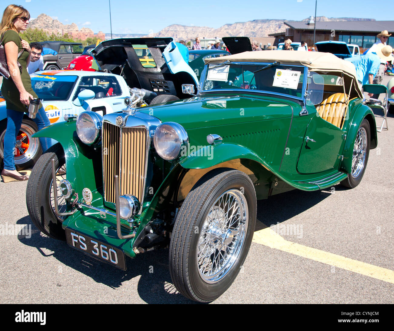 Mg car green hi-res stock photography and images - Alamy