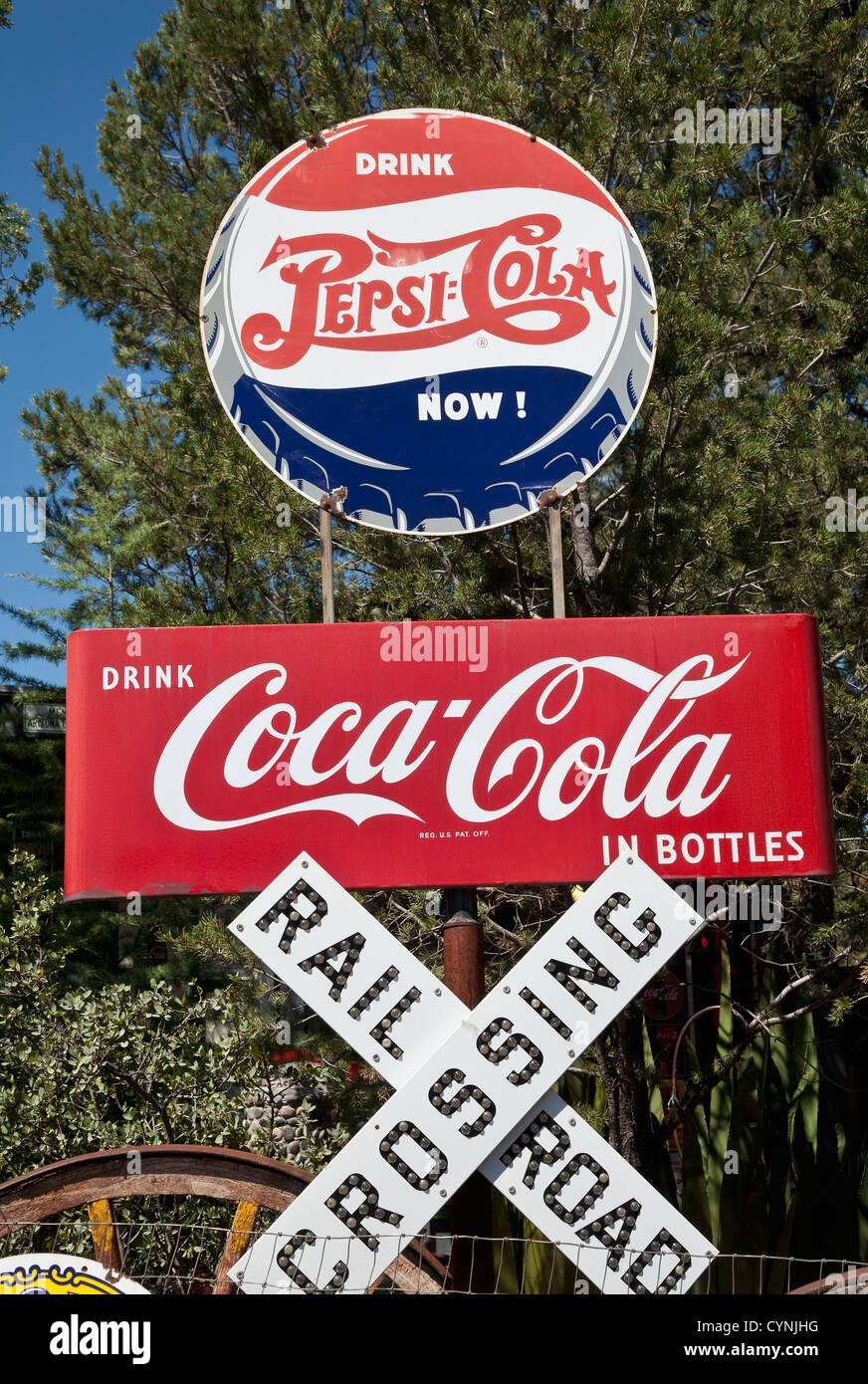 Pepsi sign vintage hi-res stock photography and images - Alamy