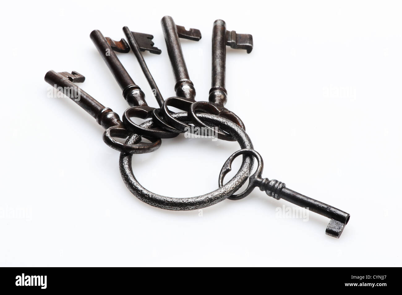 Old keys antique Cut Out Stock Images & Pictures - Alamy