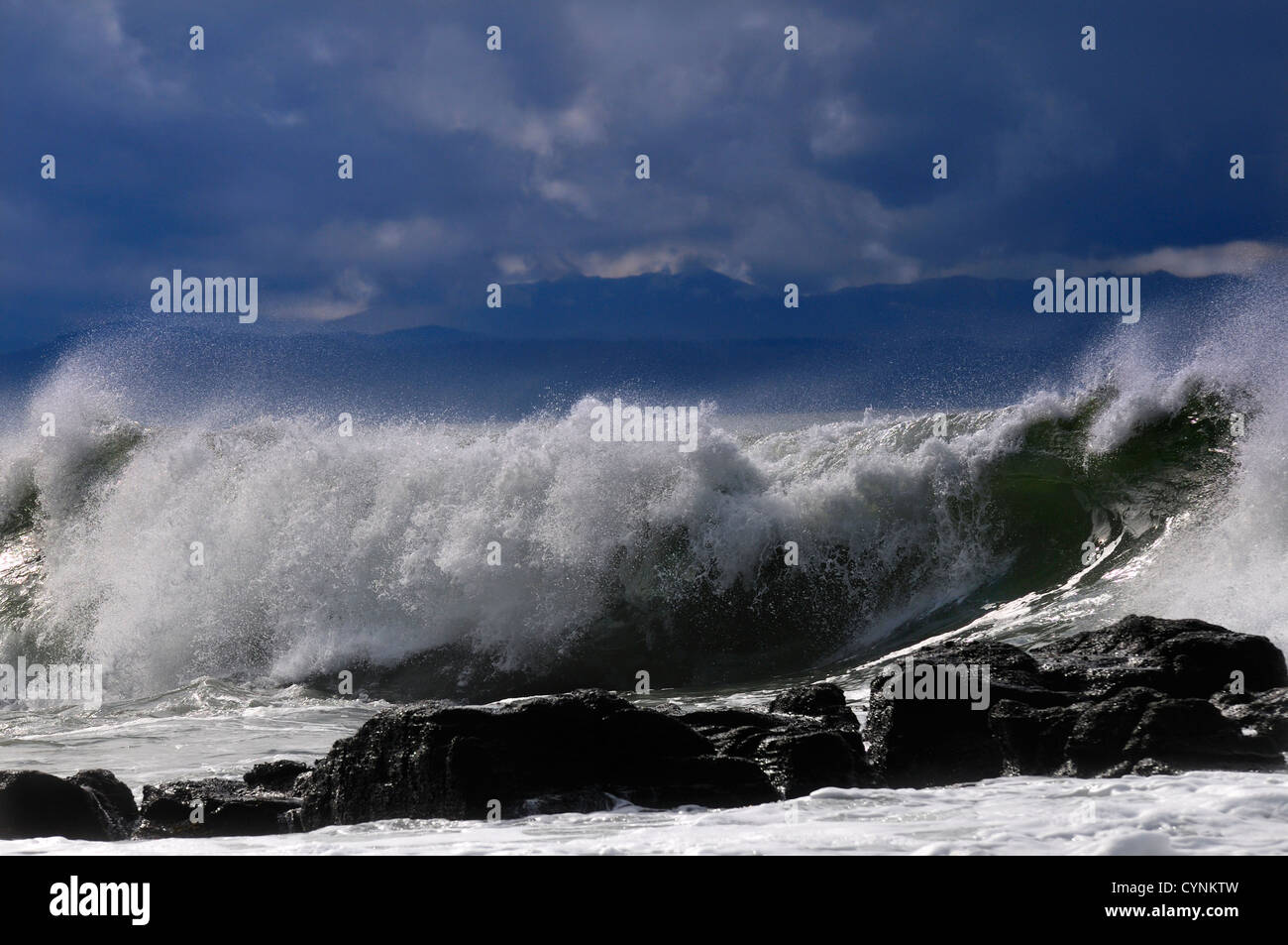 Waves, Vancouver Island, BC Stock Photo - Alamy