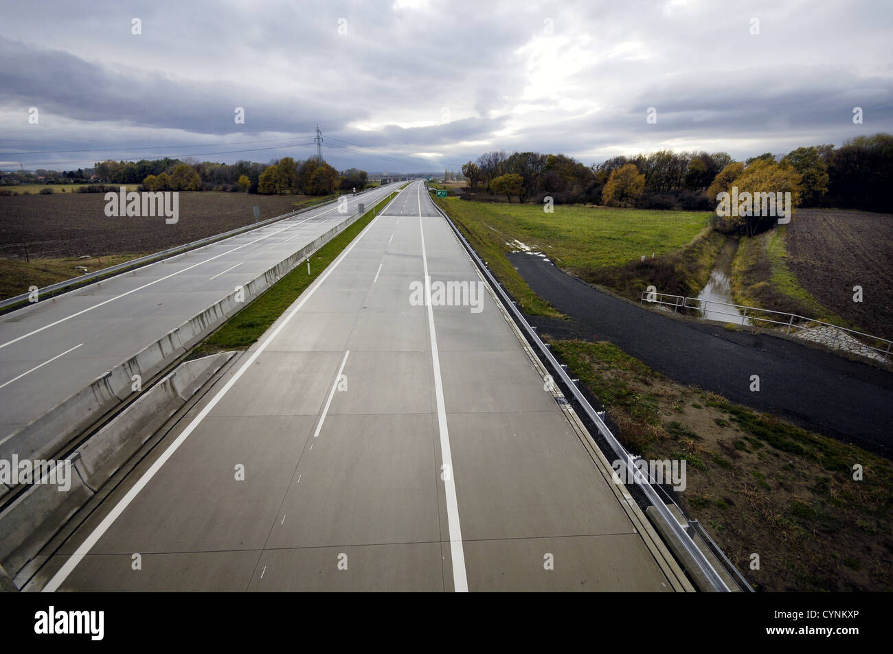 D47 motorway, D1, Via Moravica, construction site Stock Photo - Alamy