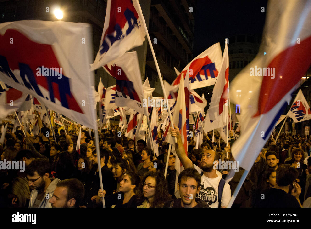 Greek protest 2012 hi-res stock photography and images - Alamy