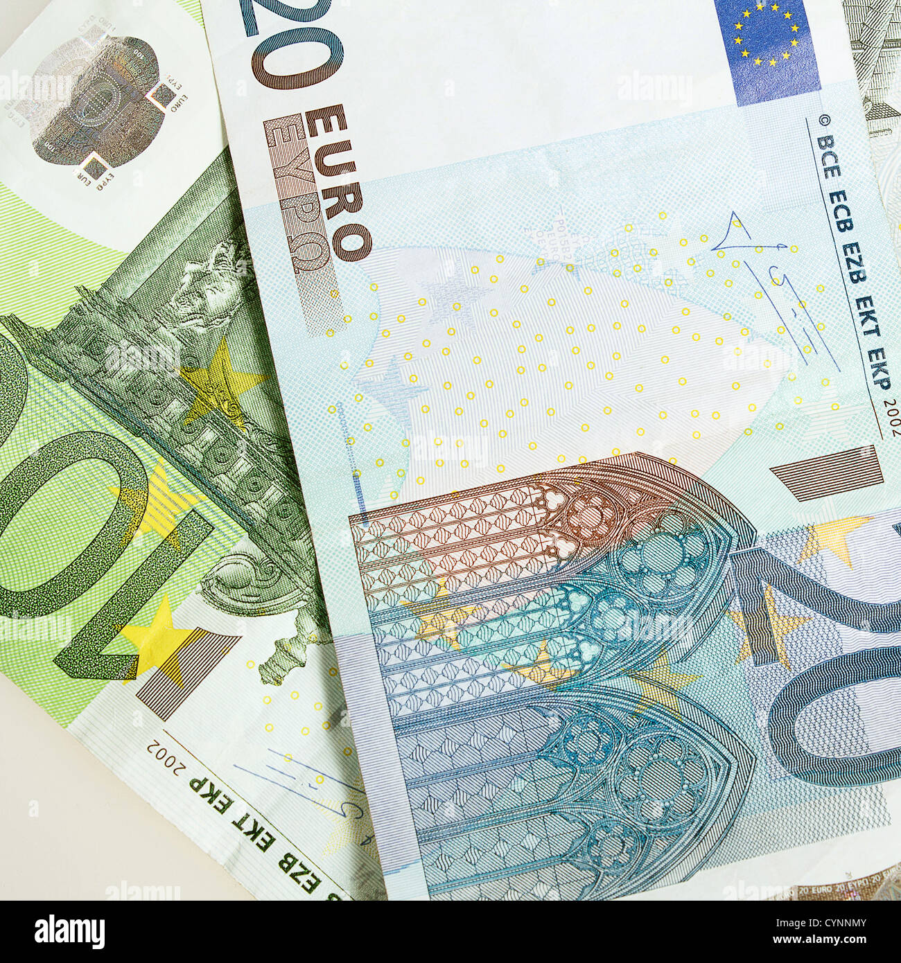 Background from a lot of euro banknotes Stock Photo - Alamy