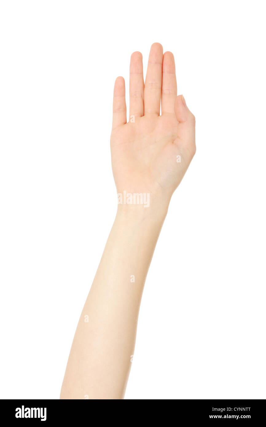 Hand fingers palm upwards hi-res stock photography and images - Alamy