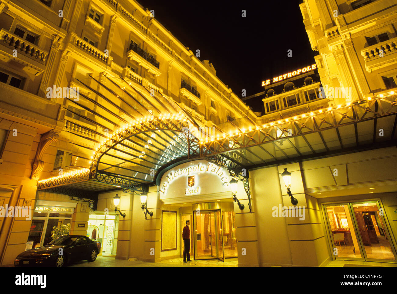 hotel metropole, monaco principality Stock Photo - Alamy