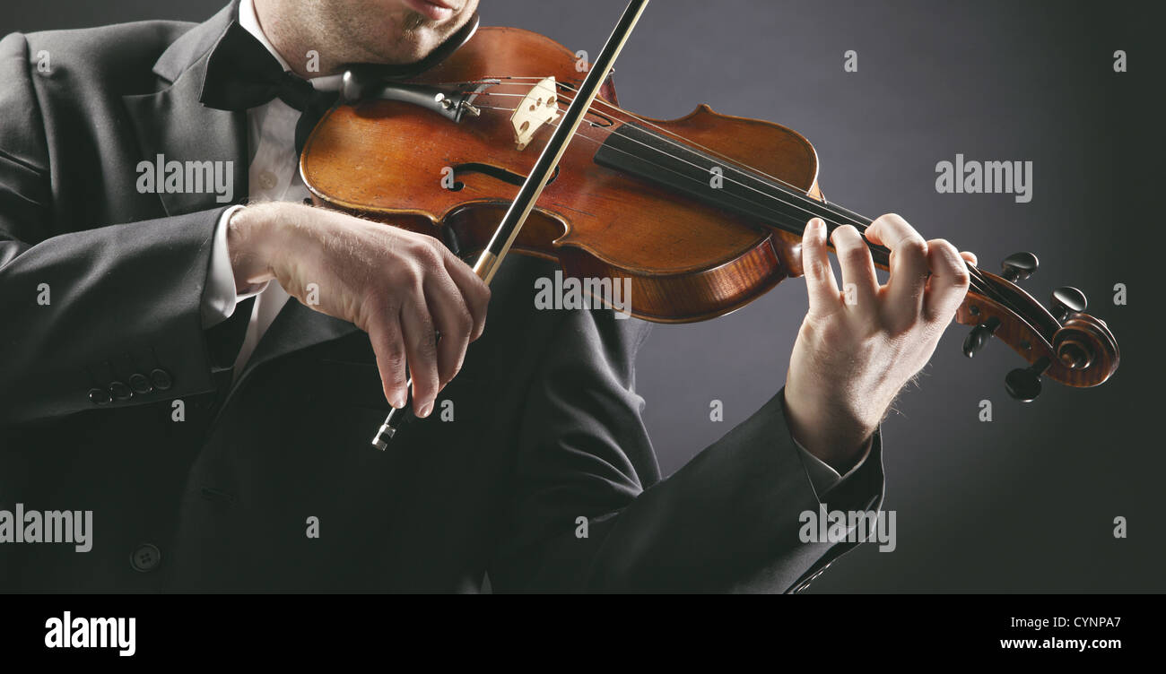 Male Violinist High Resolution Stock Photography and Images - Alamy