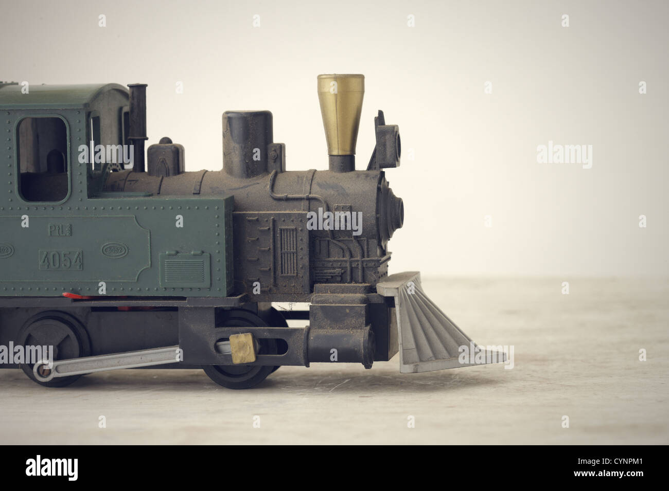 Scale Model of an Old Fashioned Locomotive Steam Train Stock Photo - Alamy
