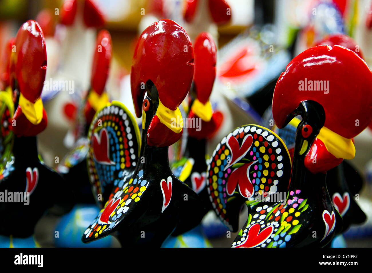 Ceramic - Rooster of Barcelos - also known as Portuguese Cockerel Stock ...