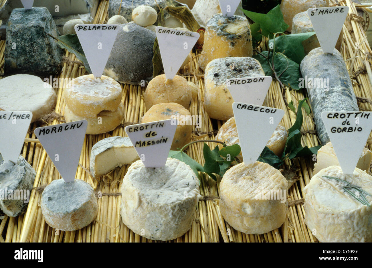 monaco principality, food, cheeses Stock Photo - Alamy