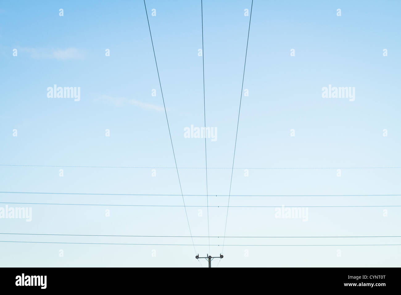 Crossing power lines hi-res stock photography and images - Alamy
