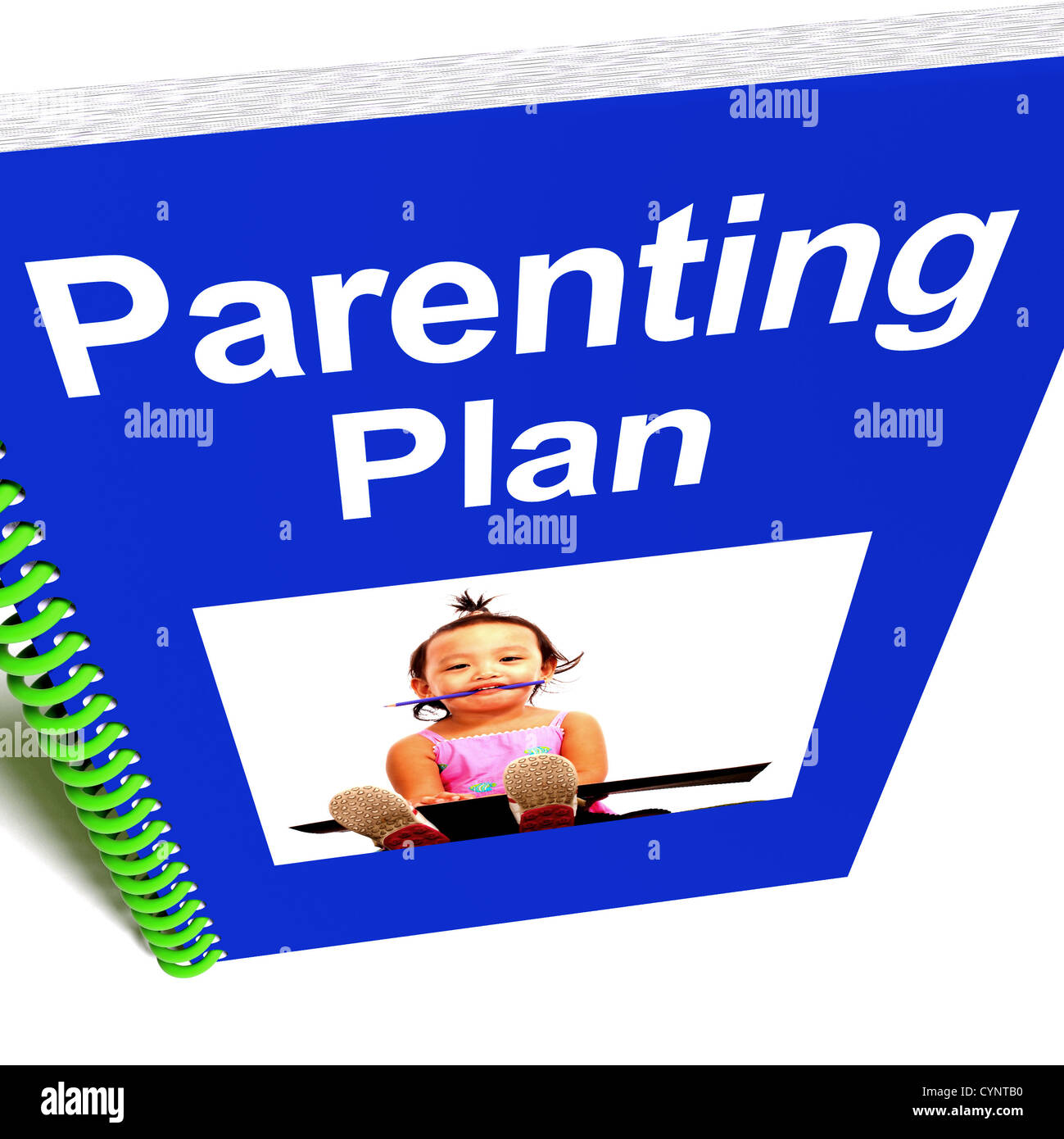 Parenting Plan Book For Child's Education Stock Photo - Alamy