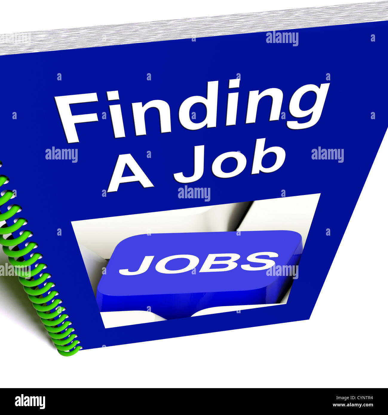 Finding A Job Book Giving Career Advice Stock Photo - Alamy