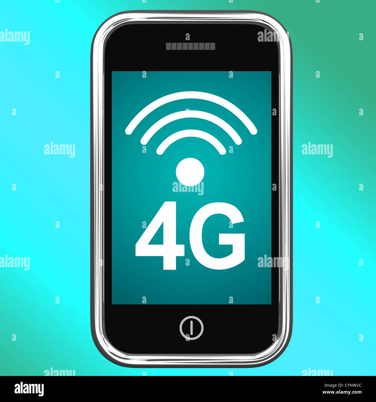 4g Internet Connected On Mobile Smartphone Stock Photo - Alamy
