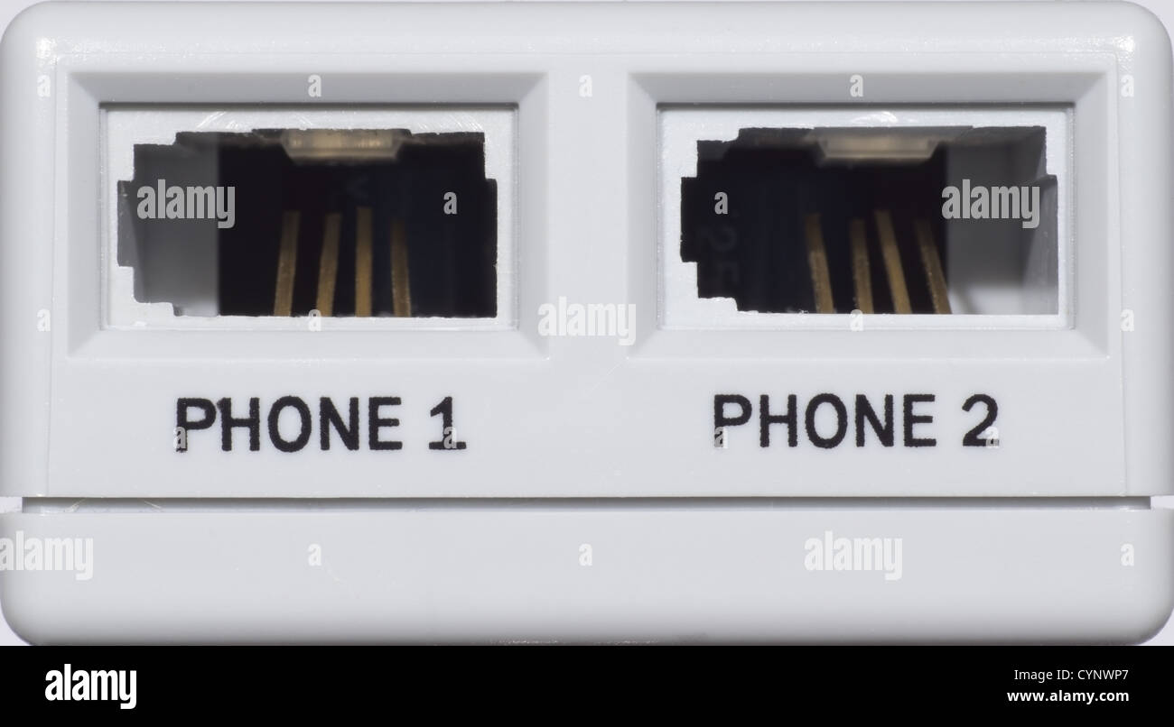 Telephone socket hi-res stock photography and images - Alamy