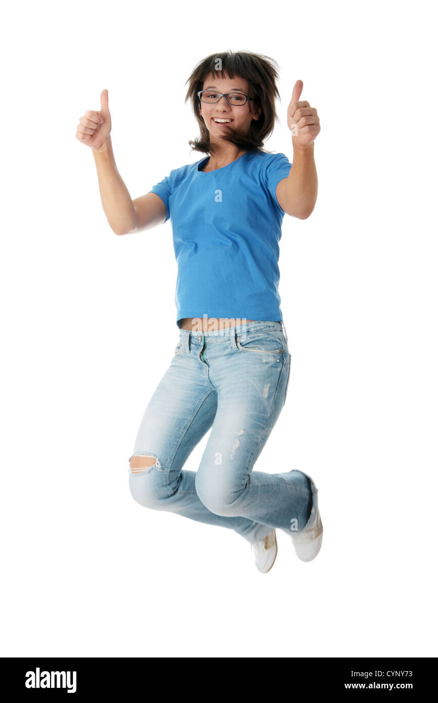 Young smiling student woman Stock Photo - Alamy Young smiling student woman Stock Photo - Alamy