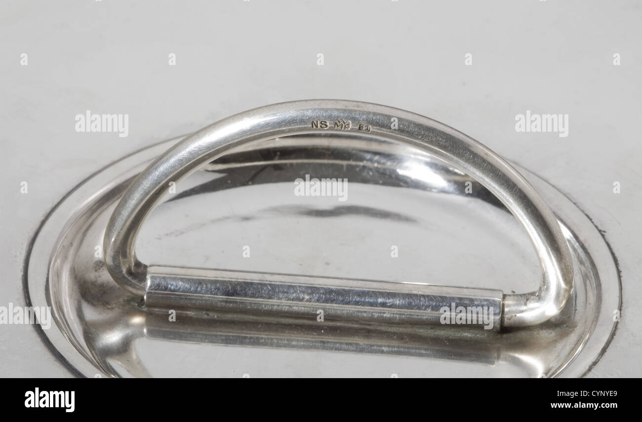 Adolf hitler a platter from his personal table silver hi-res stock ...