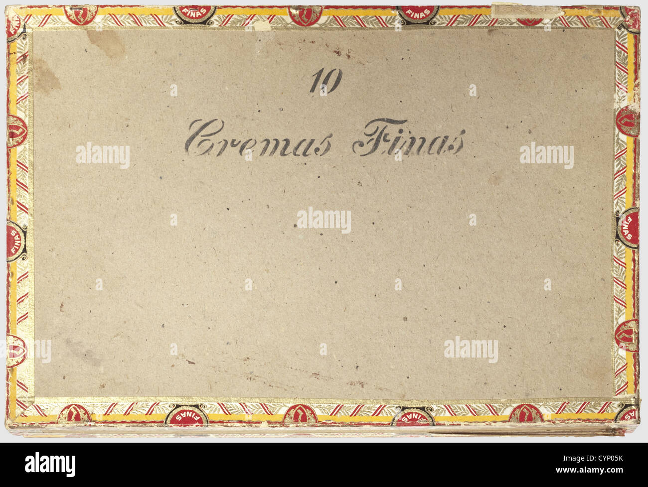 Hermann Göring - a cigar box with six cigars,from the ...