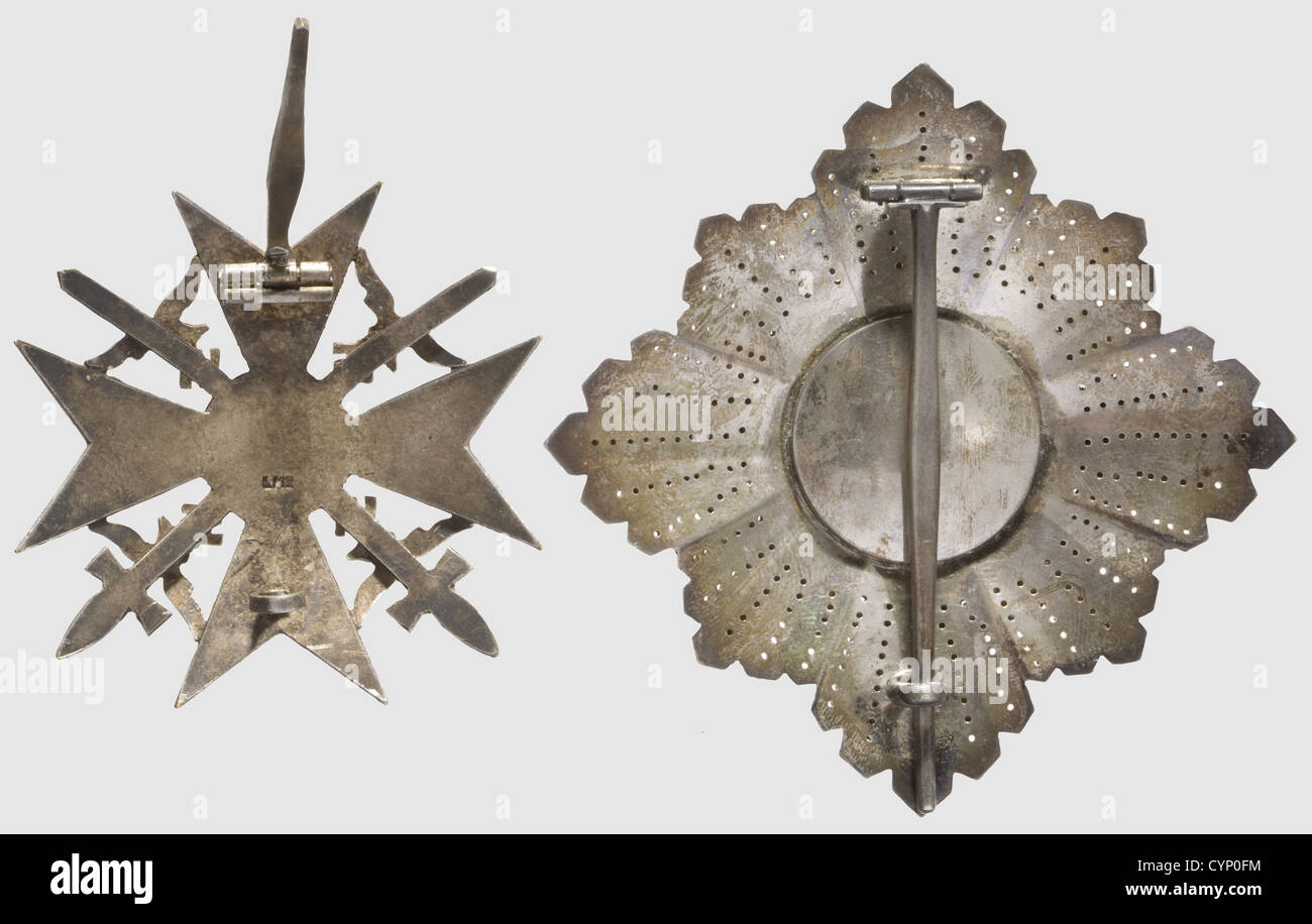 Awards and documents for an aerial observer of the "Condor Legion ...