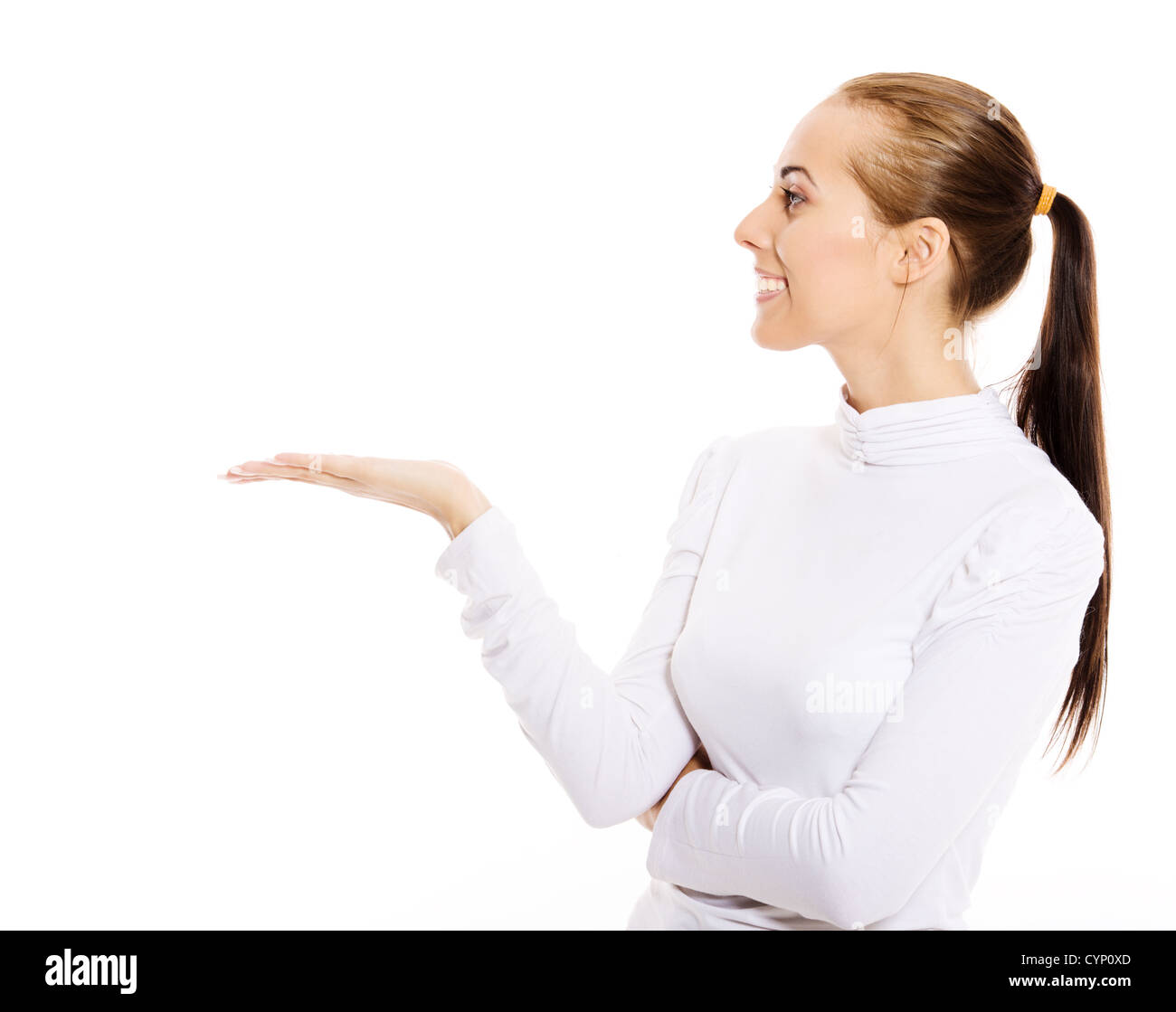 Portrait woman sales manager Cut Out Stock Images & Pictures - Alamy