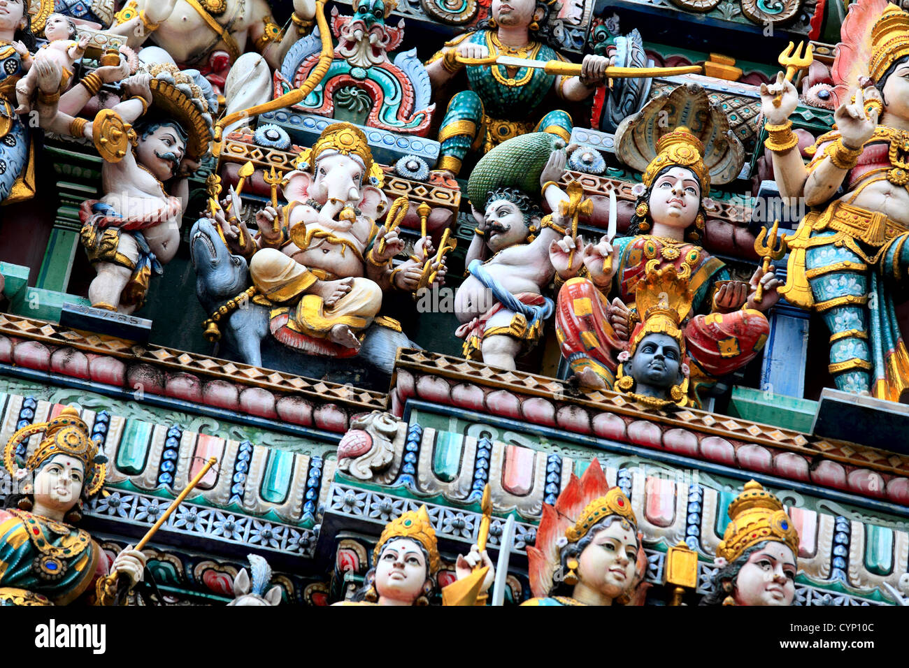 hindu temple statue Stock Photo - Alamy