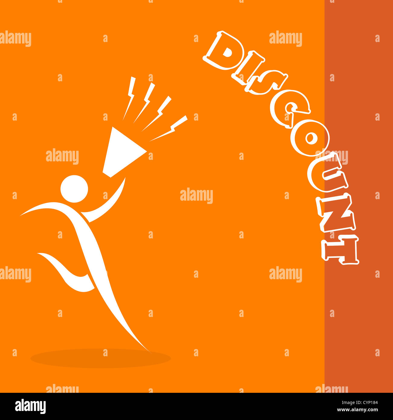illustration of discount card Stock Photo - Alamy