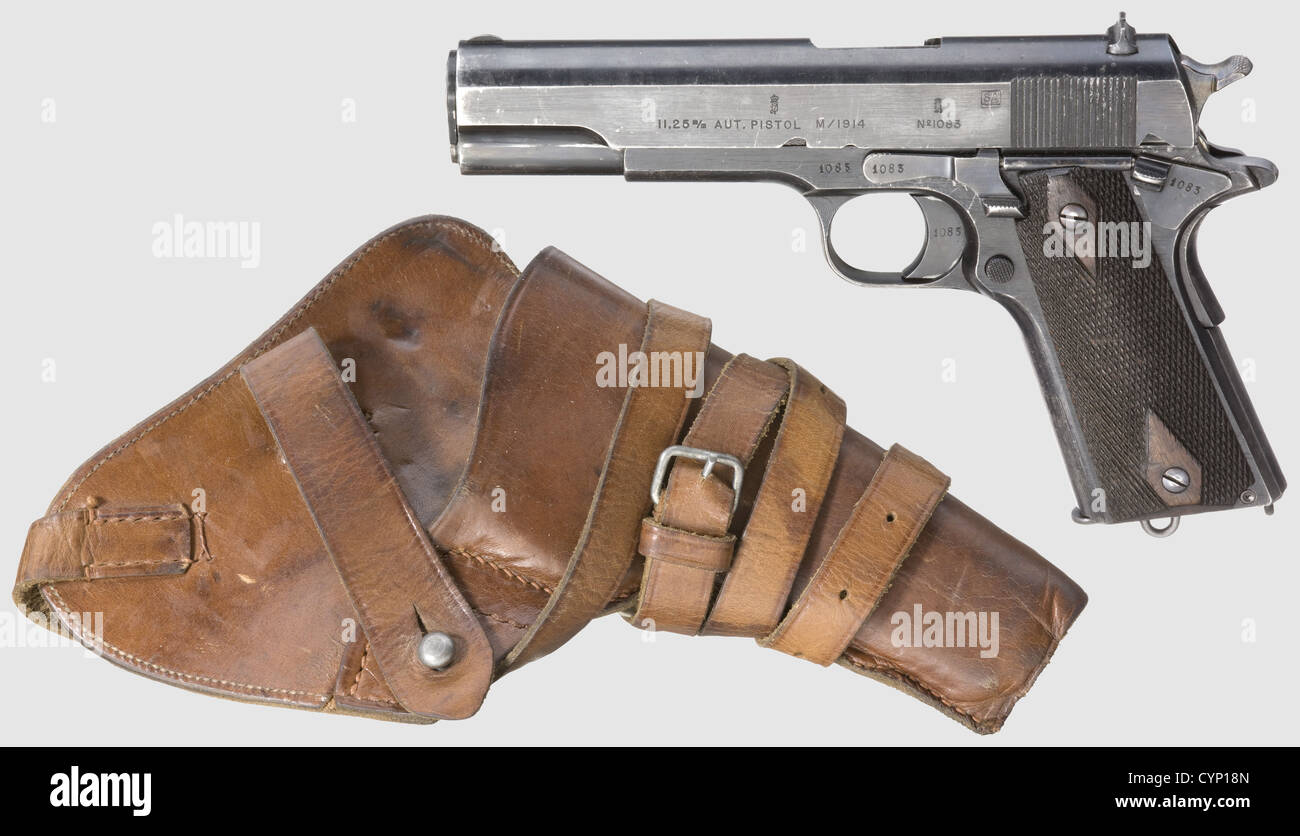 A submachine gun "Gerät Neumünster" (MP 3008), also called Stock Photo ...