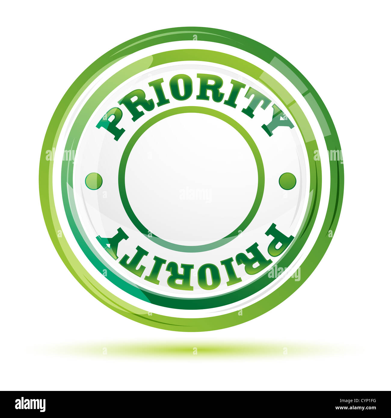 illustration of priority stamp on isolated background Stock Photo - Alamy