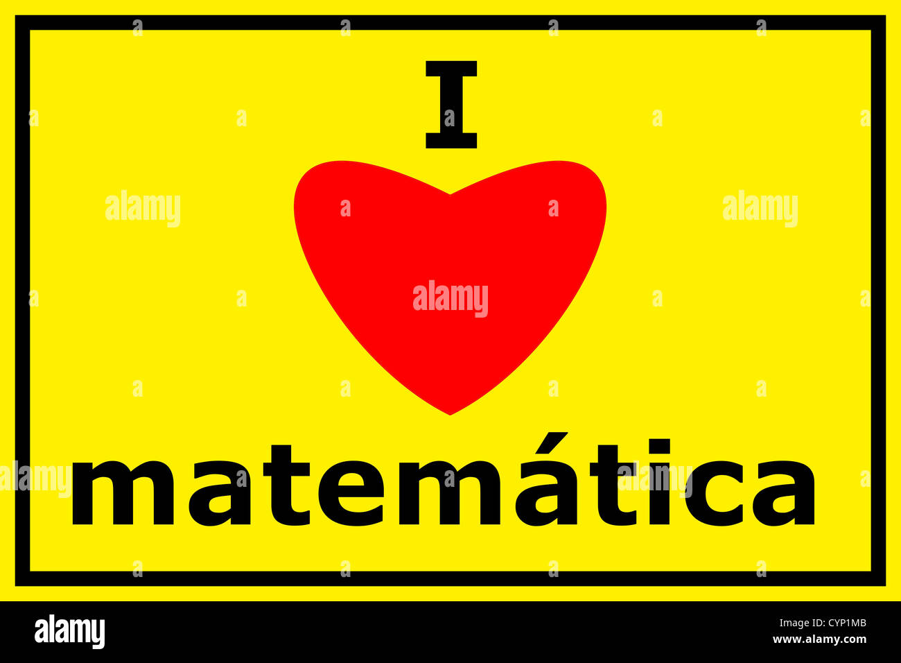I love math hi-res stock photography and images - Alamy