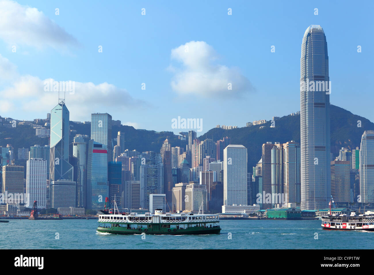 Hong Kong harbour Stock Photo - Alamy