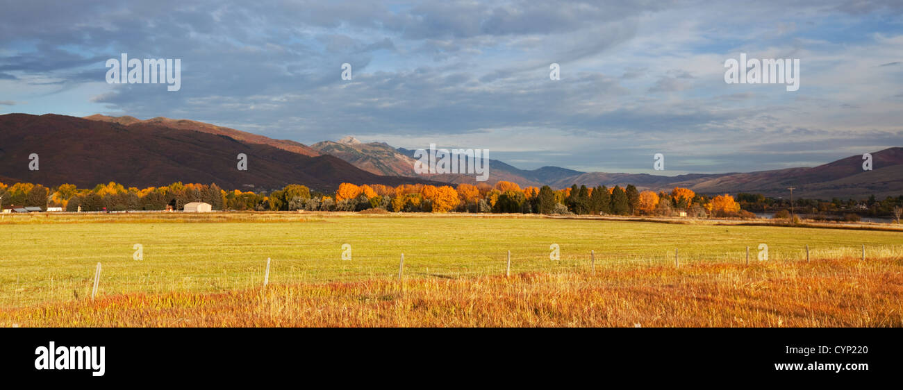 fields in fall season Stock Photo - Alamy