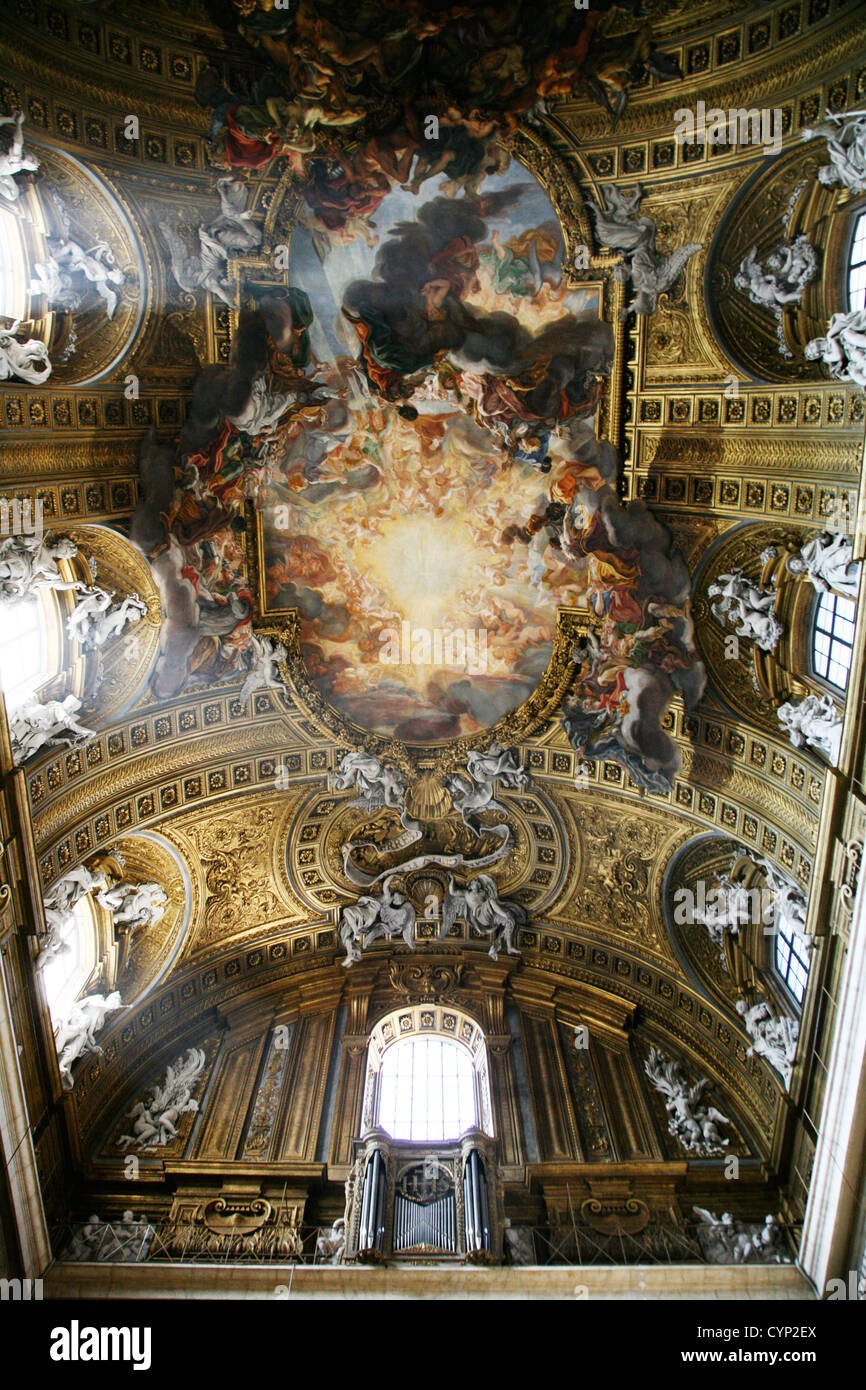 church covering with heaven painted Stock Photo - Alamy