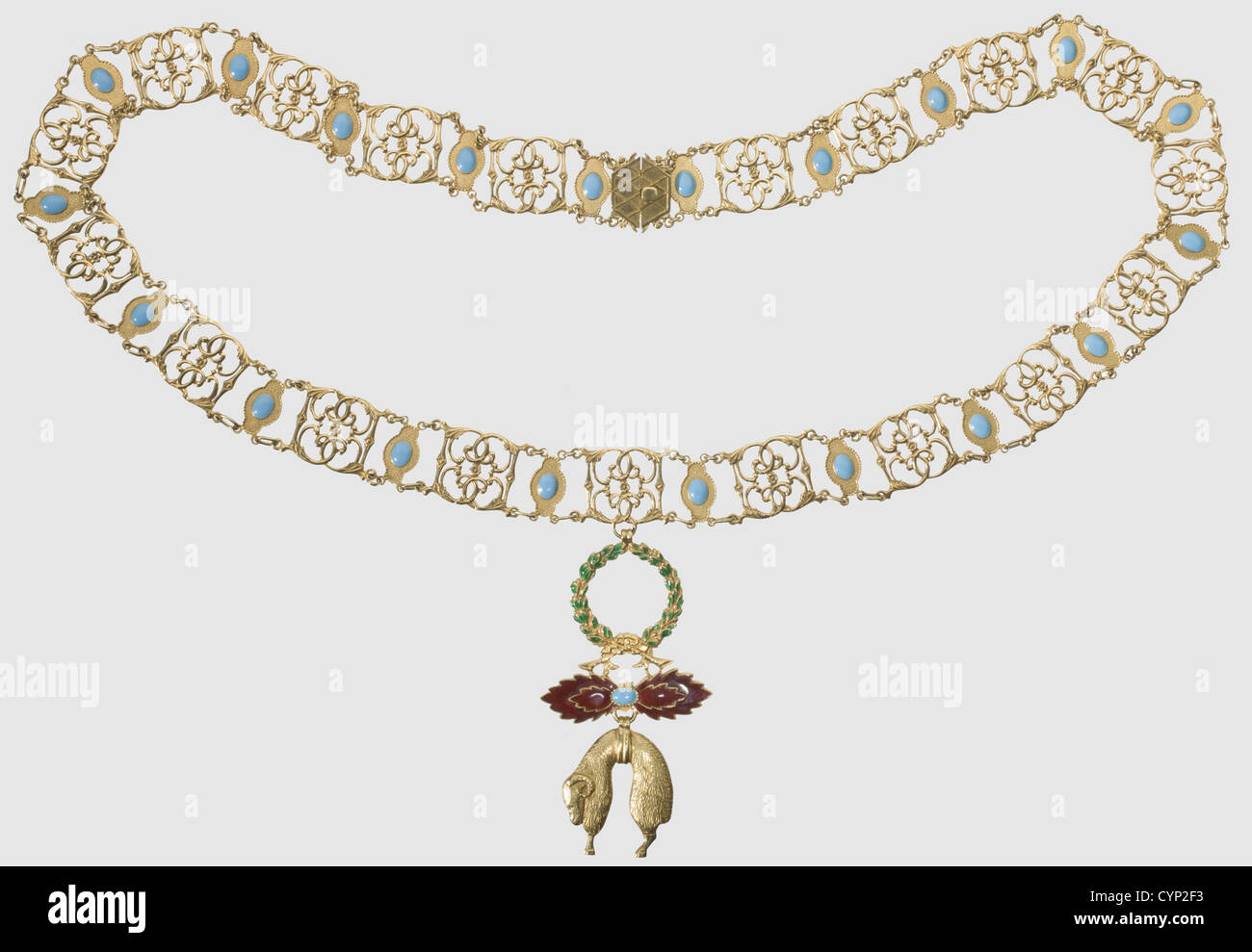 An orders collar, Jeweller's copy of variant form, based on the Order ...