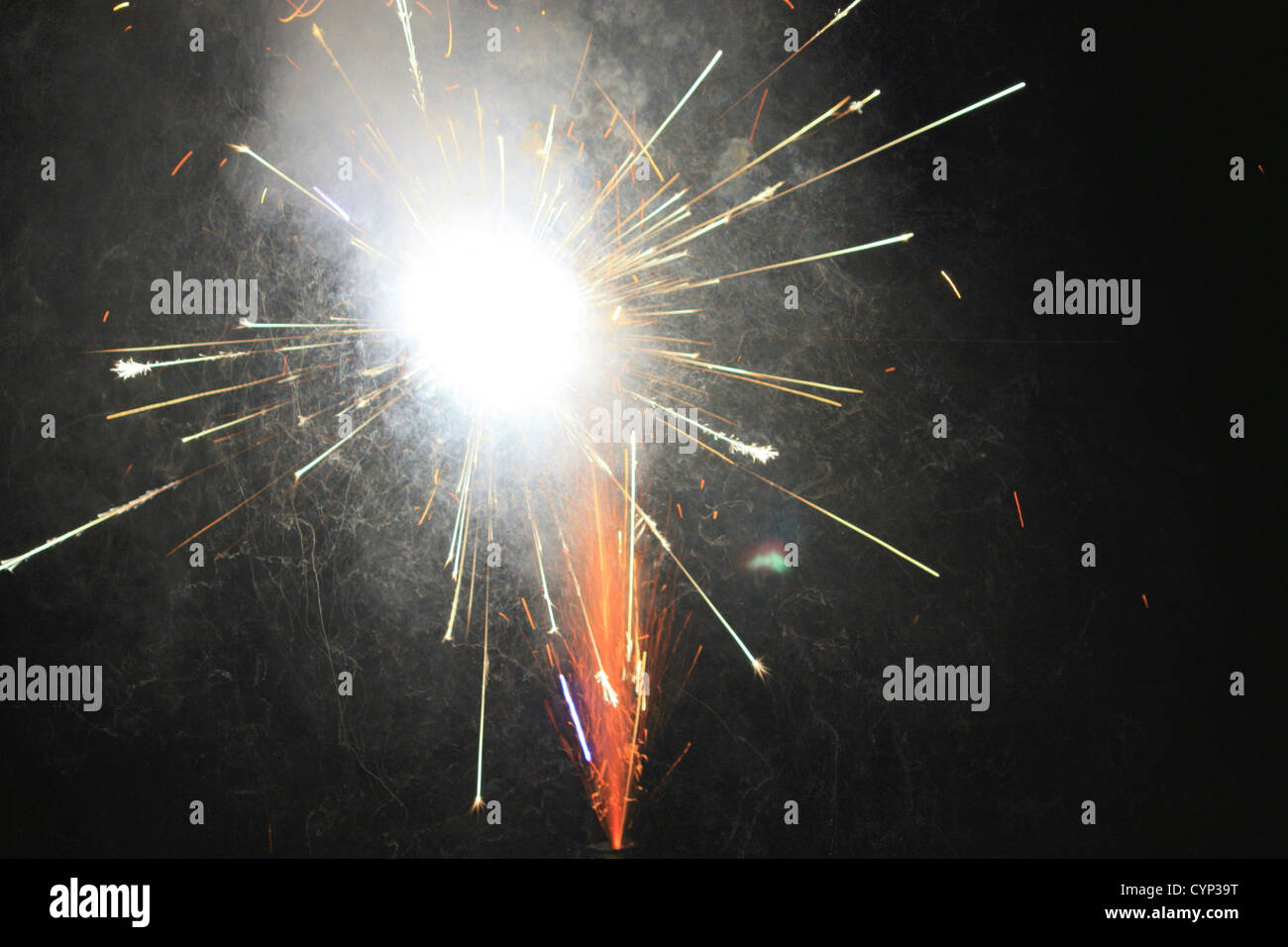 Fireworks on Guy Fawkes Night Stock Photo - Alamy