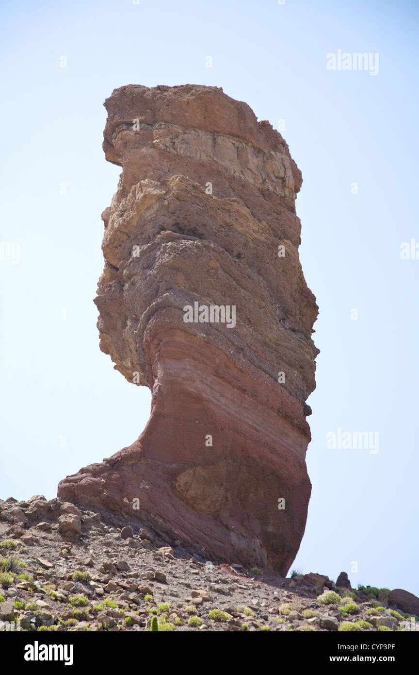 famous volcanic rocks by name garcia near teide volcano in spain Stock ...