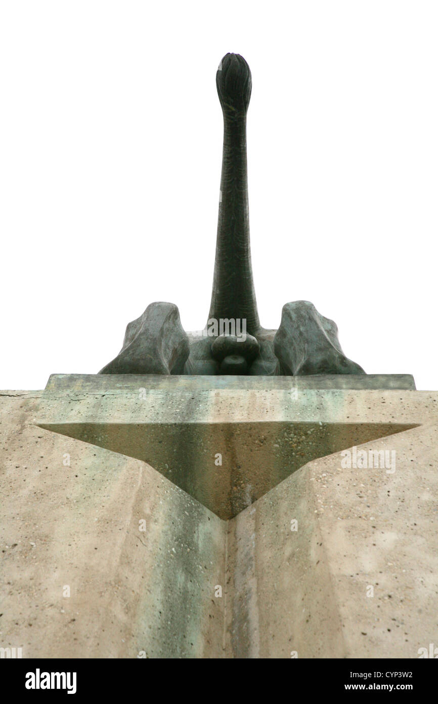 under view of a statue lion's bottom on a pedestal Stock Photo - Alamy