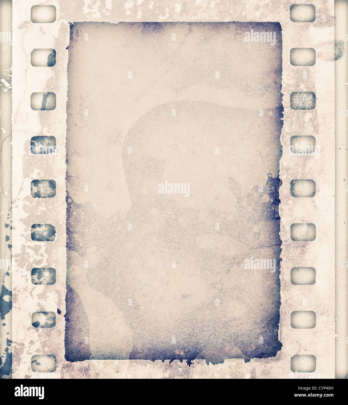 Stained old paper with rough edges Stock Photo - Alamy