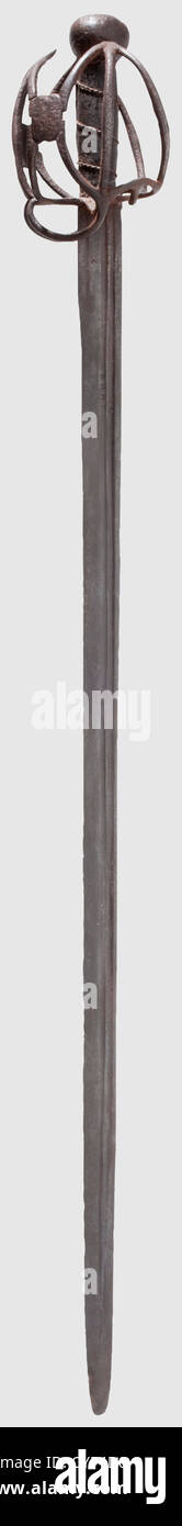 An early english basket hilted sword hi-res stock photography and ...