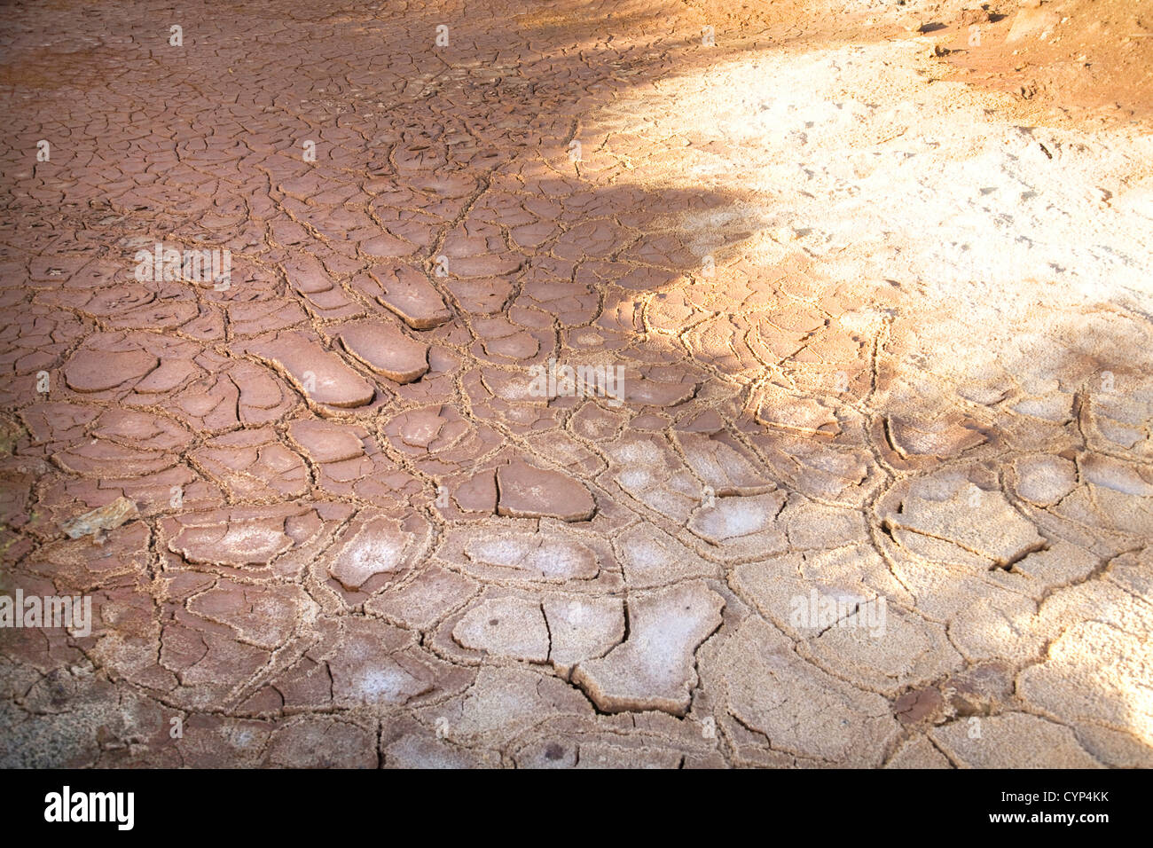 dry mud at an old mineral mine at mazarron murcia spain Stock Photo - Alamy